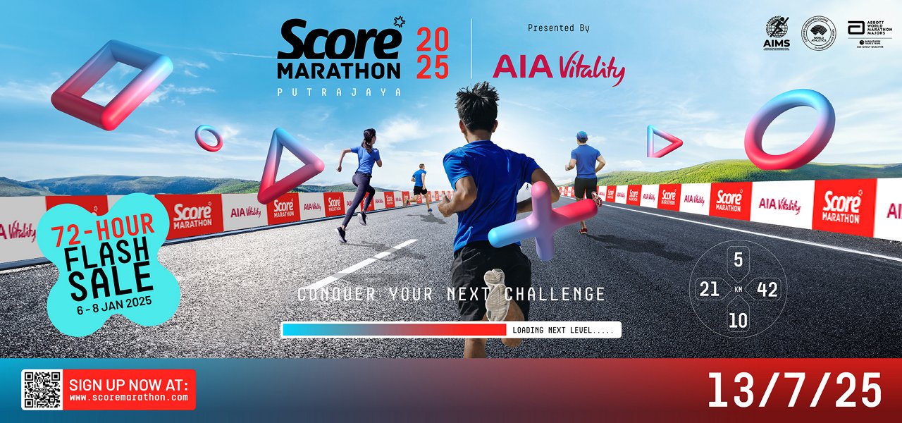 SCORE Marathon 2025 by AIA Vitality | Partnerships & Events | AIA Malaysia